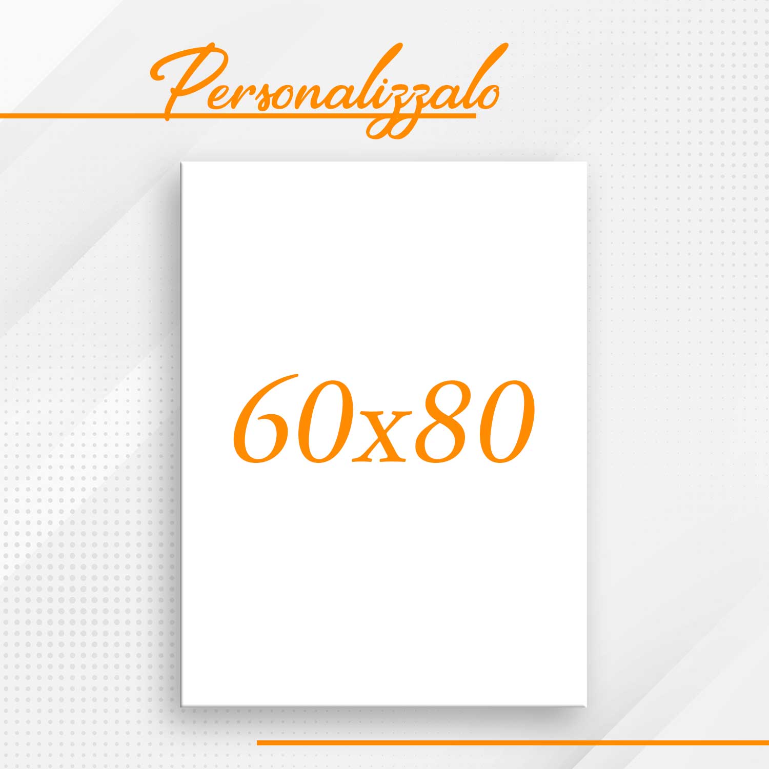 Tela quadro da personalizzare cm 60x80 - Artyexpress